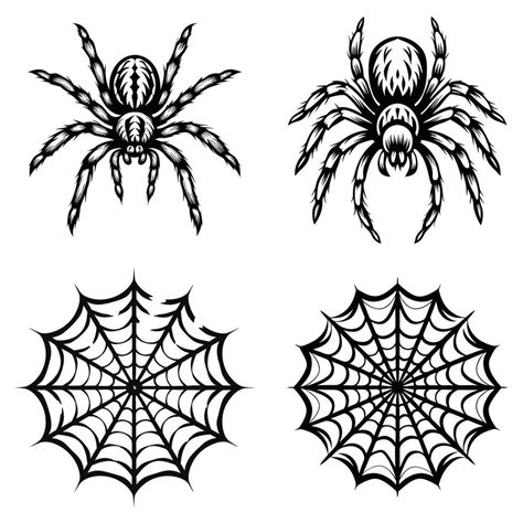 Halloween Spider Web Design 58317361 Vector Art At Vecteezy