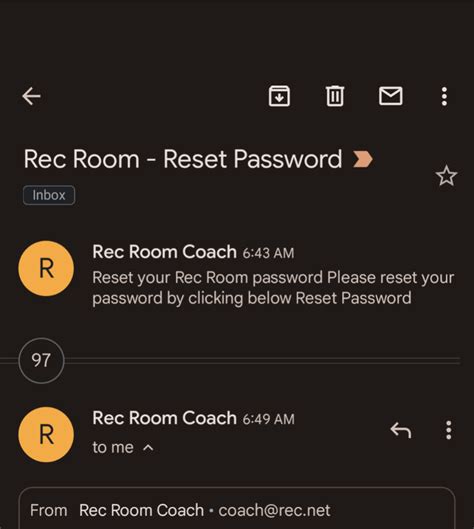 Just Woke Up To About 100 Password Reset Emails When I Never Tried To Reset My Password R Recroom