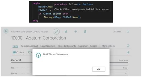 Business Central 2023 Wave 2 Bc23 Check If A Field Is An
