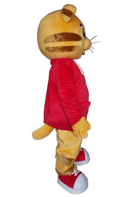 Adult Daniel The Tiger Deluxe Mascot Costume Full Body Suit