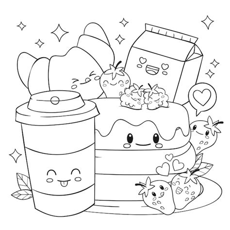 Dibujos Kawaii Para Imprimir Sin Color Dibujos Para Imprimir Y Colorear
