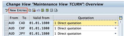 How To Define Standard Quotation For Exchange Rate In SAP SAP Tutorials