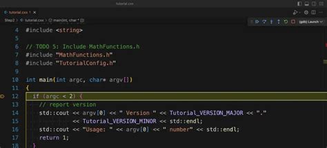 Running The Cmake Tutorial In A Vs Code Dev Container — 0