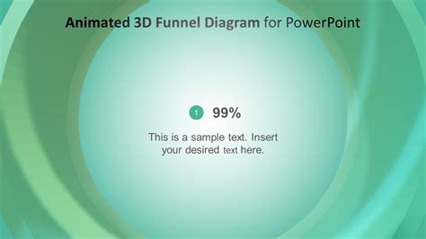 D Animated Step Funnel PowerPoint Template