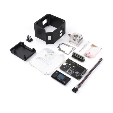 Obudowa Mini Tower Nas Acce Z Aktywnym Chłodzeniem I Wyświetlaczem Oled