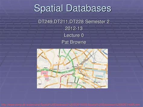 Ppt Spatial Databases Powerpoint Presentation Free Download Id6726365