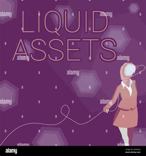 Text Caption Presenting Liquid Assets Business Concept Cash And Bank Balances Market Liquidity