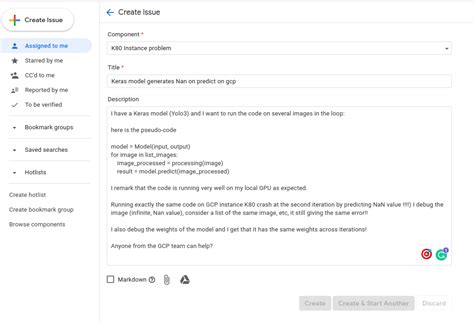 Tensorflow Keras Model Generates Nan On Predict On Gcp Stack Overflow