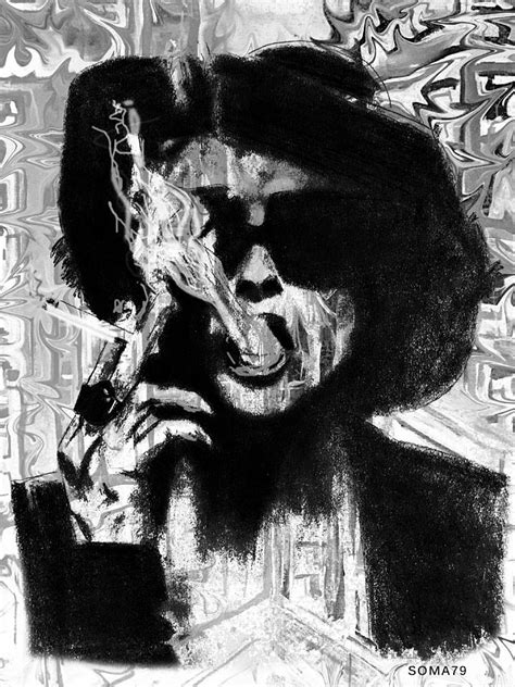 Marla Singer Fight Club Newsprint Colored Remix Digital Art By