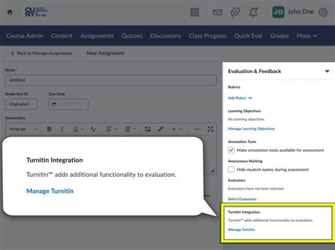 Assignments And Plagiarism Detection In Brightspace Educational Technology