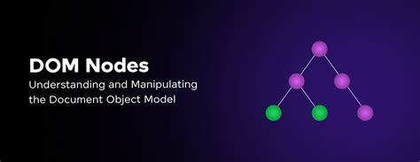 dom nodes understanding and manipulating the dom guvi