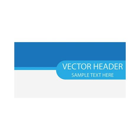 Header Template Illustration 38007340 Vector Art At Vecteezy