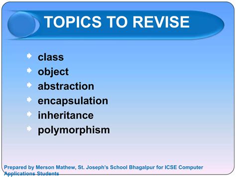 Module1 Elementary Concepts Of Objects And Classes Pptx Programming Languages Computing