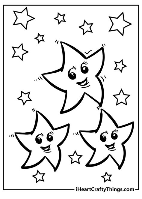 Free Printable Star Coloring Pages