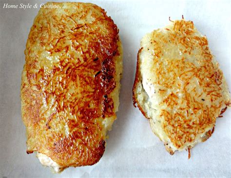 Home Style And Cuisine Куриная грудка в картофельной шубке