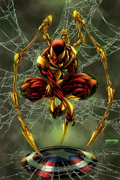 Iron Spider Colors Maksim Strelkov On Artstation At
