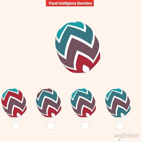 Visual Intelligence Questions Find The Same Iq Test Posters For The Wall • Posters Blue 2014