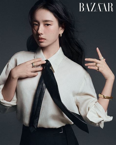 Ahn Eun Jin And Dex Showcase Playful Chemistry In New Harpers Bazaar