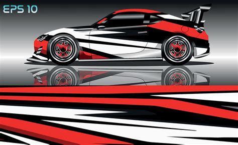 Race Car Wrap Decal Designs Abstract Racing And Sport Background For