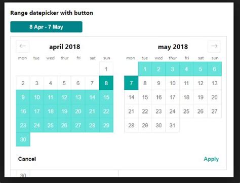 Simple Vue Datepicker Example