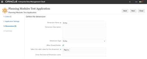 Registering A Sample Planning Application In Edmcs 5 Step Easy Process