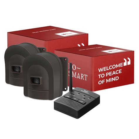 H Hosmart1 2 Mile Driveway Alarm Wireless Sensor System Driveway