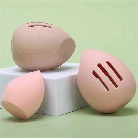 Feryes Silicone Beauty Makeup Sponge Holder Makeup Eggs Sponge Travel