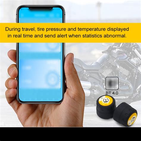 Tpms Bluetooth 4 0 Universal External Tyre Pressure Monitor Sensor