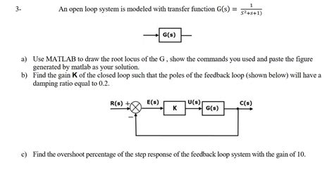 1 3 3 An Open Loop System Is Modeled With Transfer