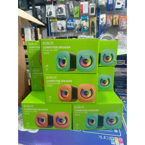 Jual Speaker Robot Rs180 Usb Multimedia Portable Shopee Indonesia