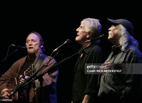 Stephen Stills Graham Nash And David Crosby Of Crosby Stills And
