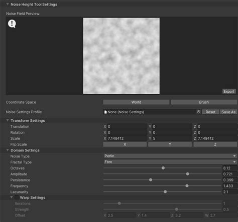 Noise Height Tool Terrain Tools 5 0 6