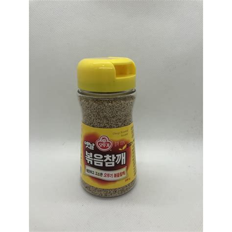 น้ำมันงา 옛날볶음참깨 งาขาวเกาหลี Ottogi Roasted Sesame 100g Shopee Thailand
