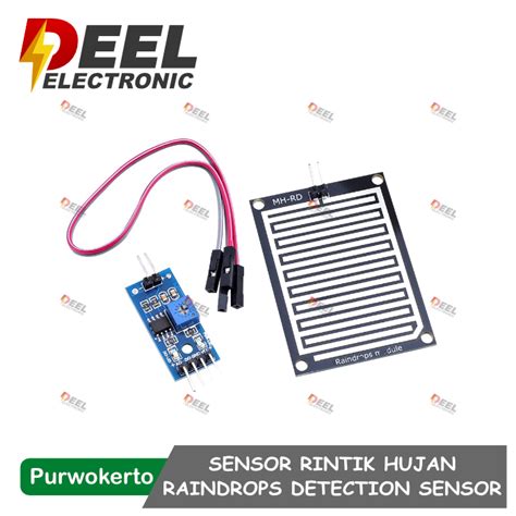 SENSOR RINTIK HUJAN RAINDROPS DETECTION MODULE SENSOR AIR HUJAN