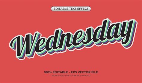 빈티지 복고 텍스트 효과 편집 가능한 클래식 텍스트 효과 간단하고 미니멀한 스타일 프리미엄 벡터