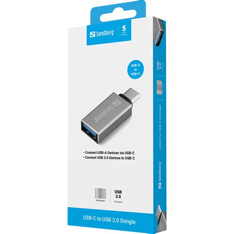 Sandberg Usb C To Usb Dongle Sandberg A S