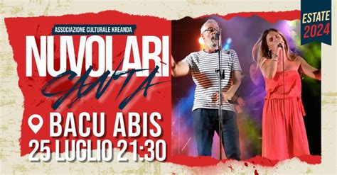 Giovedì 25 Luglio A Bacu Abis Andrà In Scena Nuvolari Canta I