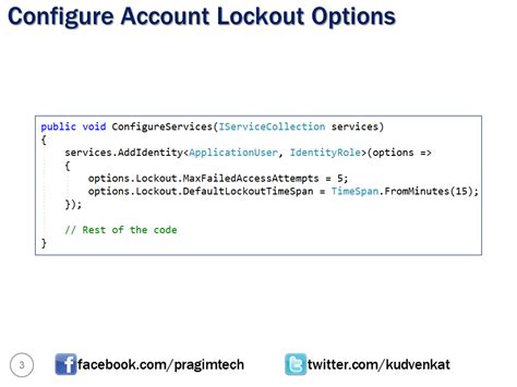 Sql Server Net And C Video Tutorial Aspnet Core Account Lockout