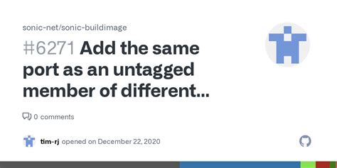 Add The Same Port As An Untagged Member Of Different Vlans · Issue