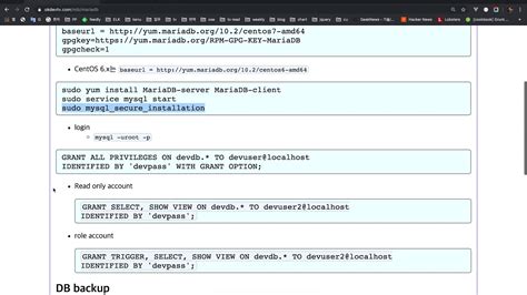 Mac Dev Mariadb Mysql Youtube