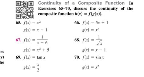 solved d o continuity of a composite function in exercises