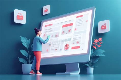 Reduced E Commerce Journey Enhanced Personalized Checkout Stock Illustration Illustration Of