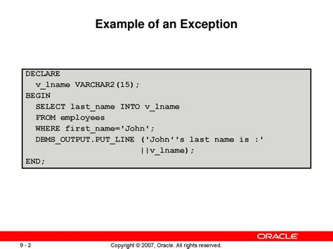 ควบคุมและจัดการข้อผิดพลาดด้วย Exceptions Ppt Download