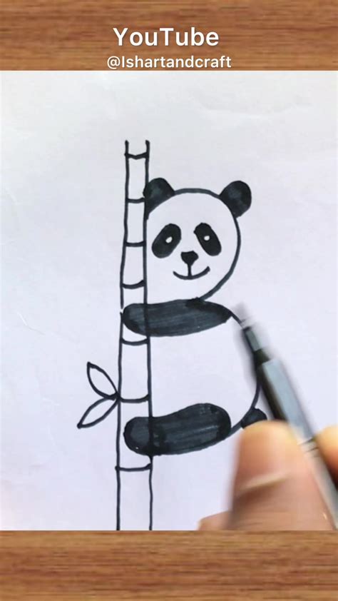 How To Draw A Cute Panda Youtube
