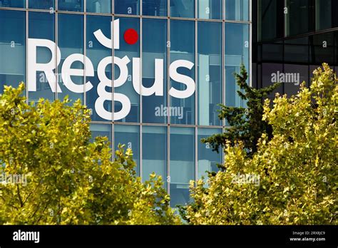 Bucharest Romania 19th Sep 2023 The Logo Of Regus Romania Brand
