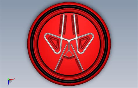 定制汽车徽章3solidworks 2016模型图纸免费下载 懒石网