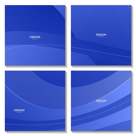 A Set Of Abstract Blue Wave Gradient Background 24089428 Vector Art At Vecteezy