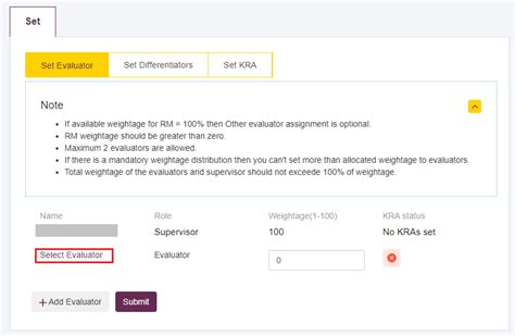 Set Evaluator