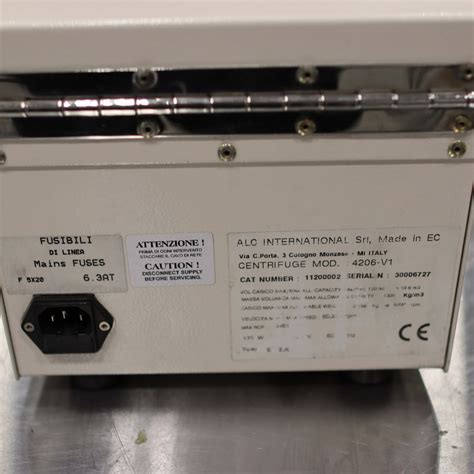 Used Alc 4206 Centrifuge For Sale Trusted Supplier For 30 Years Intriquip