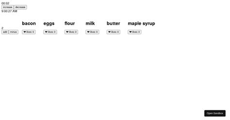 React Coding Challenge Practice Codesandbox
